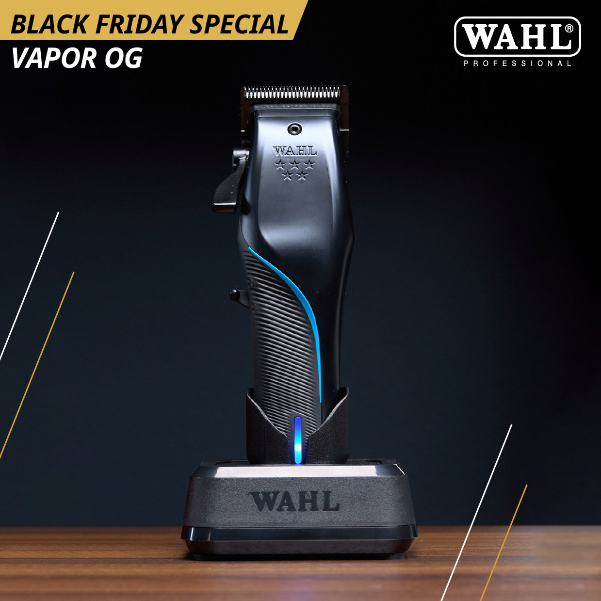 Wahl Vapor Cordless Clipper & Charging Stand - Black Friday Sale ...