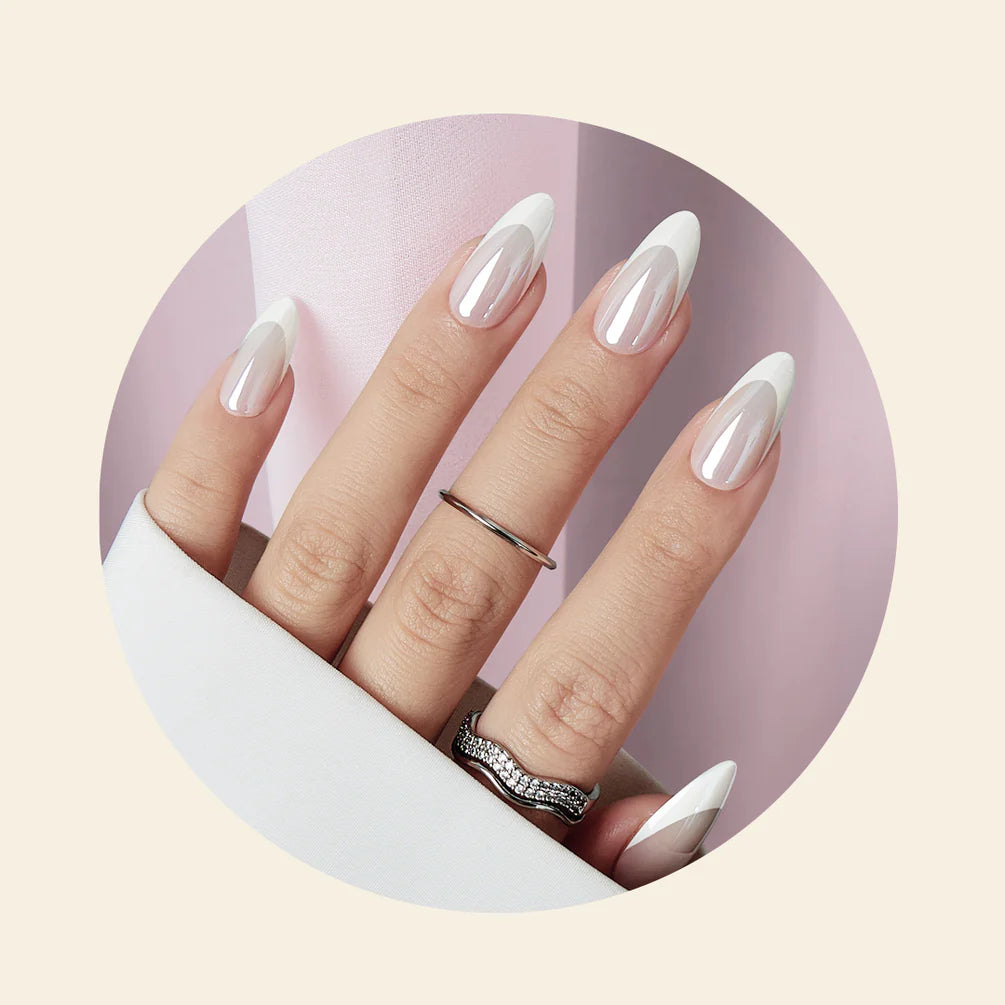 Mitty Soft Gel Press on Nails - Frenchy — Salonshop Online