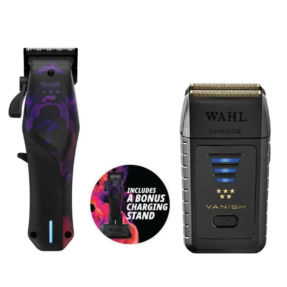 Wahl Professional 5 Star Vapor Cordless Clipper & Vanish Shaver Duo ...
