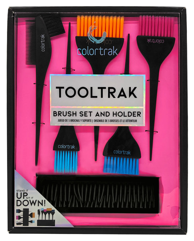 Colortrak Tooltrak Brush Set & Holder — Salonshop Online